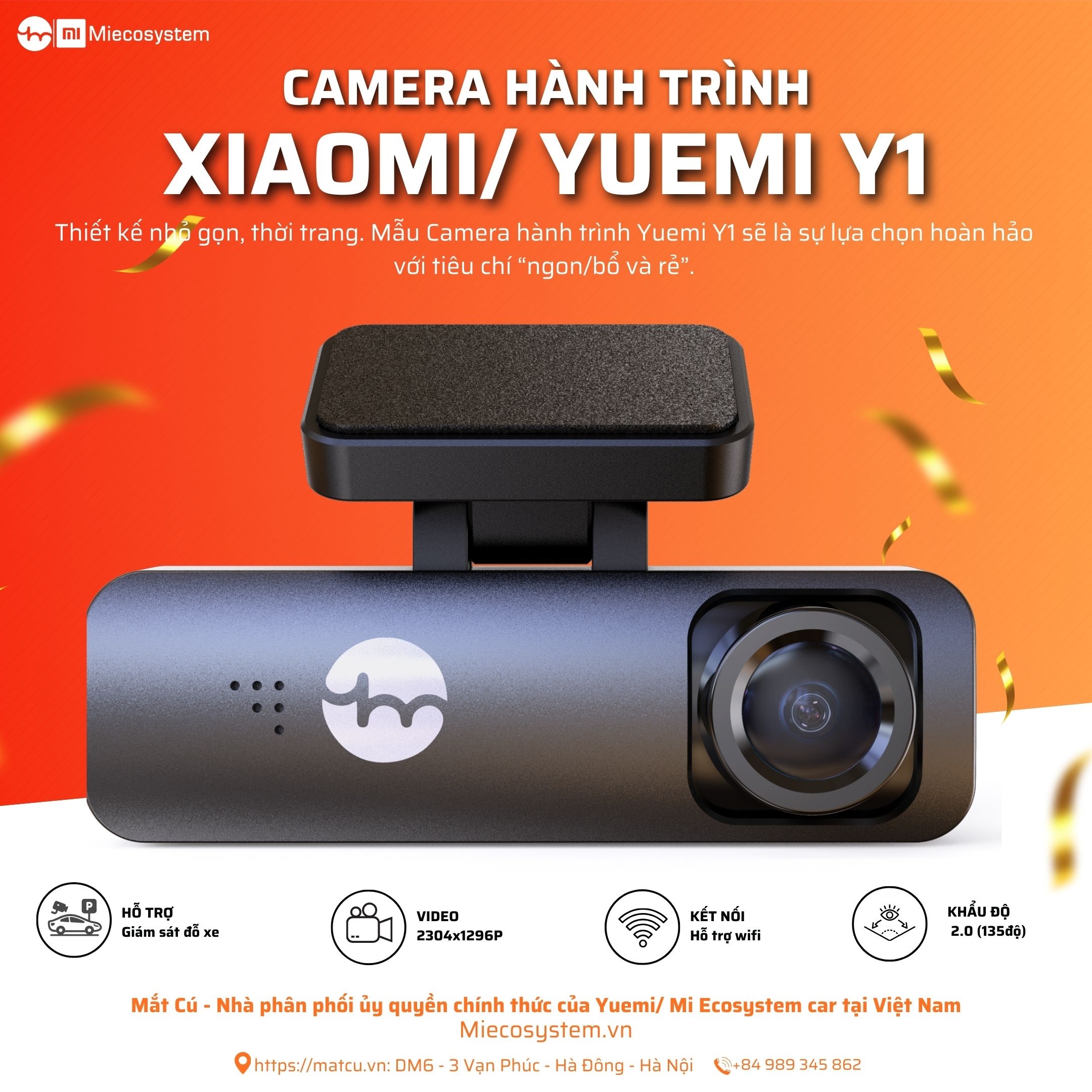 Camera hành trình Xiaomi Yuemi Y1, giám giá sốc trong tháng 6 - Luôn ở ...